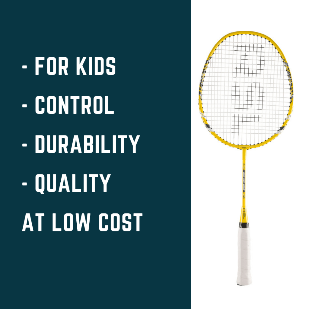 High Durability Junior Badminton Racket - GripFixer